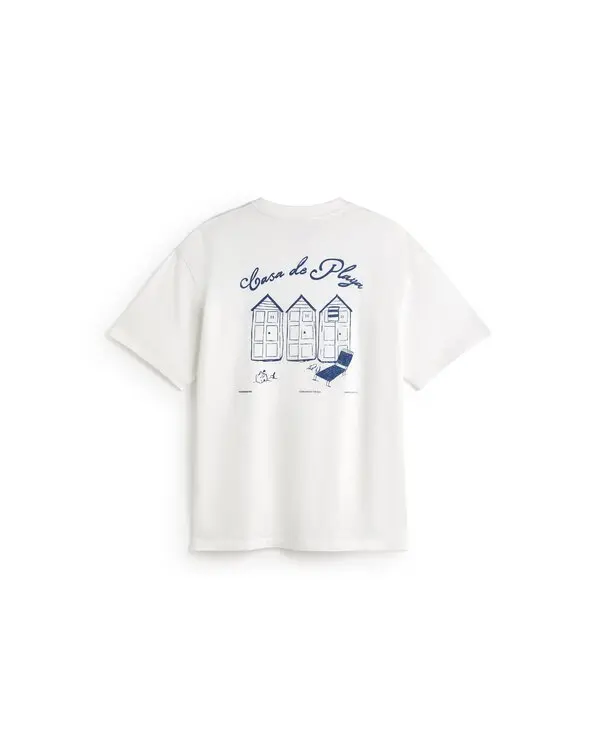 THINKING MU Aaron Beach House T-shirt - White