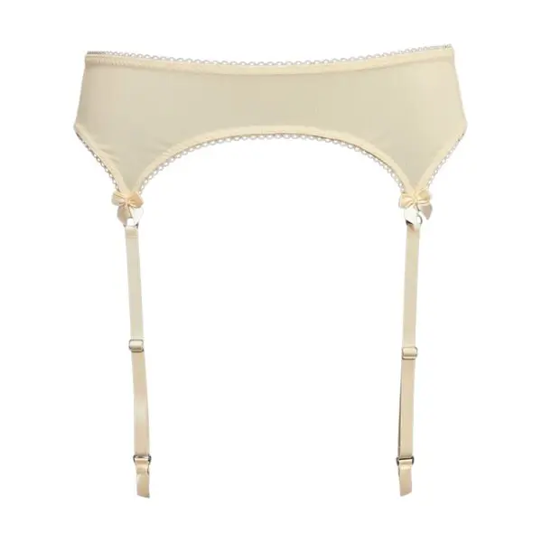 THE COOLGIRL NYC Jane Garter Belt - White
