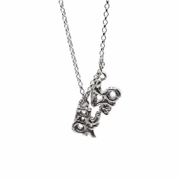 MOCA JEWELLERY F*** Love Necklace Sterling - Silver