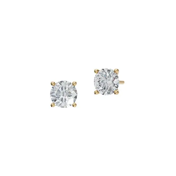 AYA FINE JEWELRY 18k Gold 1 Ctw Lab Diamond Stud Earrings - Yellow/white/rose Gold