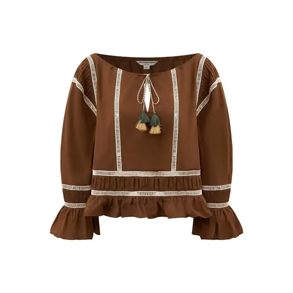 PECANPEPPERPELICAN Vervain Tassel Top