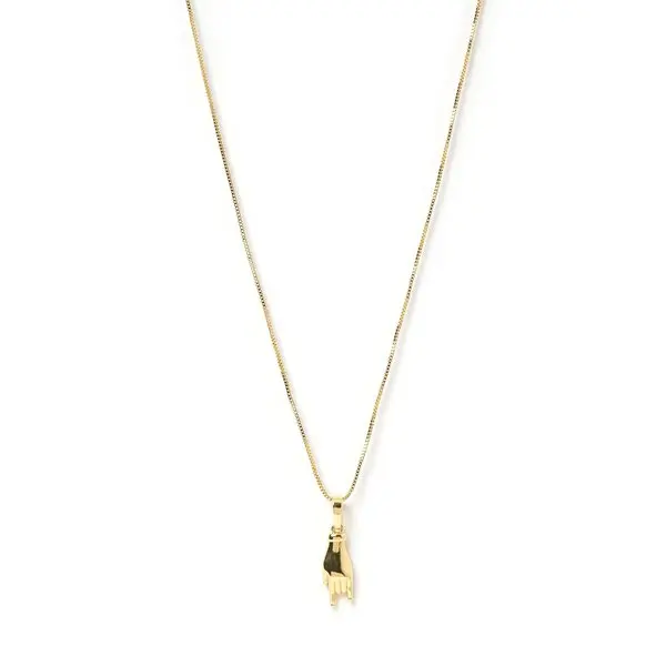 ARMS OF EVE Mano Charm Necklace - Gold
