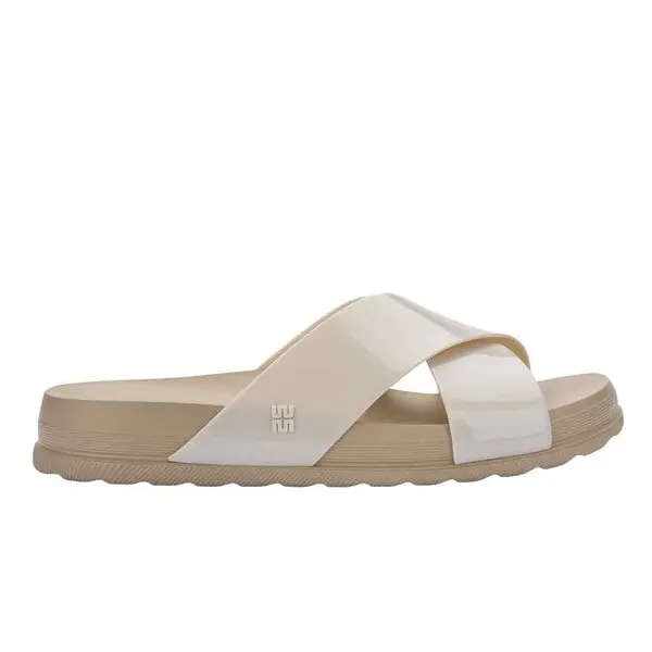 Melissa Cozy Cross Slides - Beige