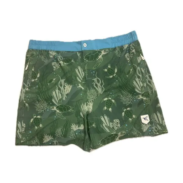 LIVE KOLIBRI Printed Swim Trunks - Green