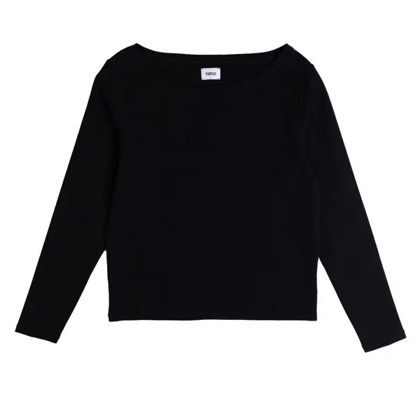 Vænn Babywool Long Sleeve Wide Neck Crew