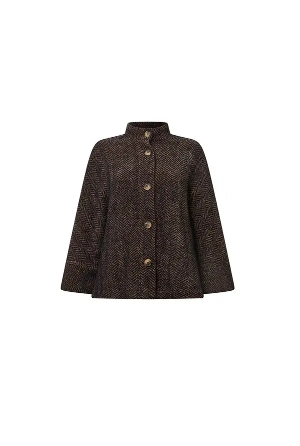 JAMES LAKELAND Batwing Jacket - Brown