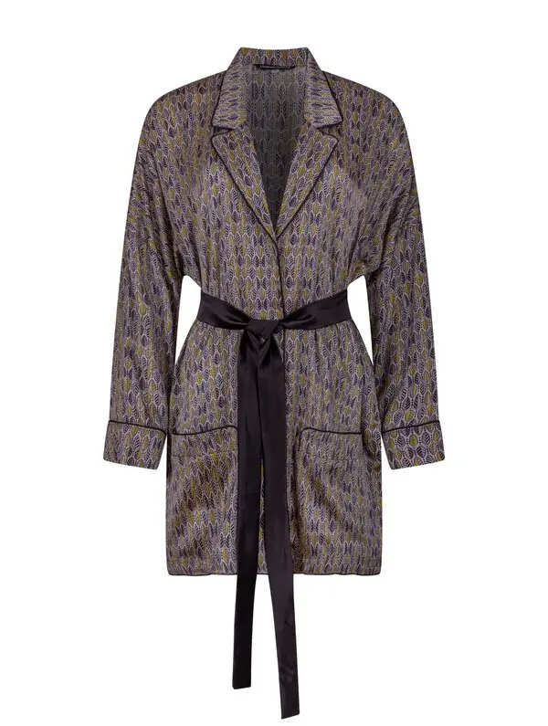 HELENE GALWAS Jani Oversized Silk Blouse - Silver