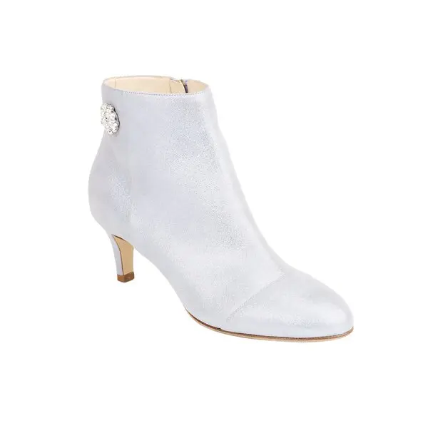 MOON D'ELLE Eclisse Ankle Boots - Silver