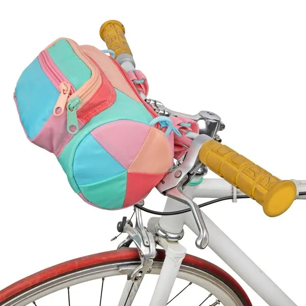 MOKUYOBI Sherbet Spiral Bike Barrel Bag - Green