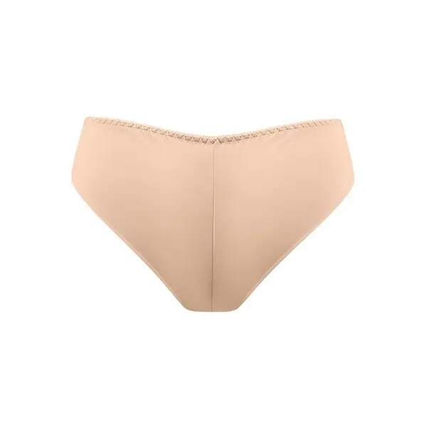 DARILY UNDERWEAR Neutrals Microfiber Brazilian Panties Nude - Brown