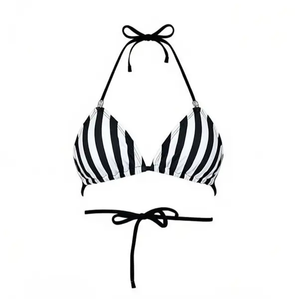 BRASINI SWIMWEAR Soninha Convertible Bikini Top - Black