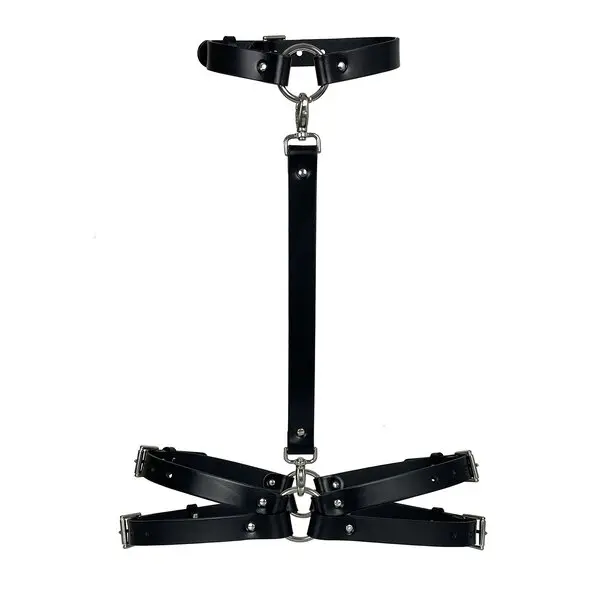 HAUTE CUIR Splendour Leather Harness - Black