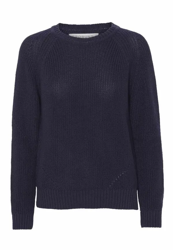 GROBUND Sally Knit Blouse - Blue