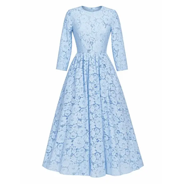 MATSOUR'I Lace Dress Viktoria Light - Blue