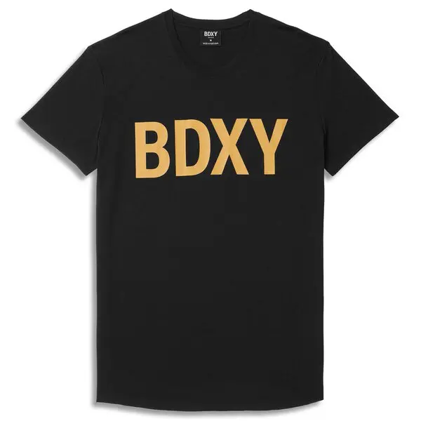BDXY STUDIO The Actor Logo T-shirt With Yellow Logo