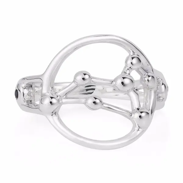 YASMIN EVERLEY JEWELLERY Leo Astrology Ring - Silver