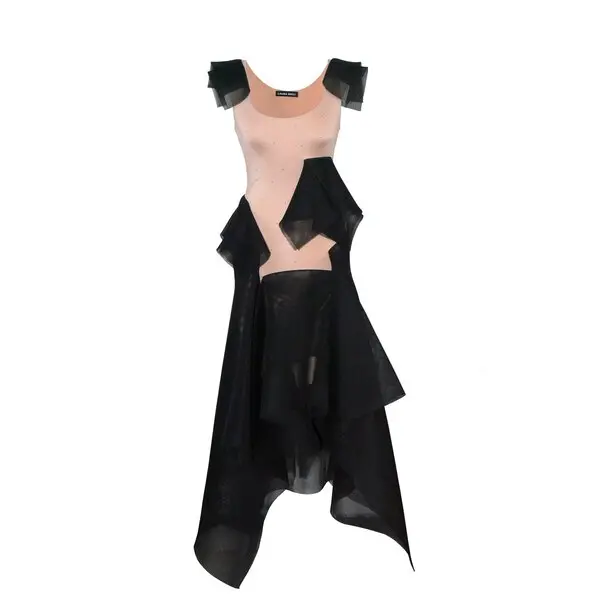 LAURA DAILI Sculpted Grace Dress - Black