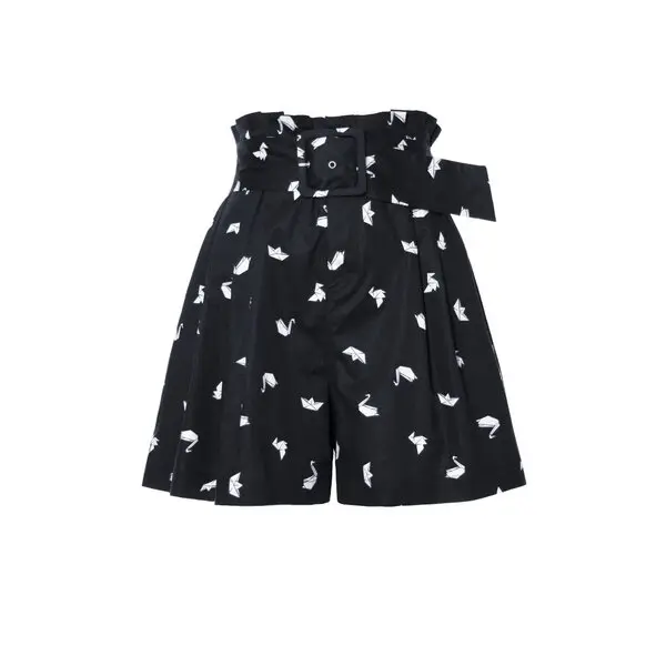 AGGI BY HALEWSKI Brigitte Printed Shorts