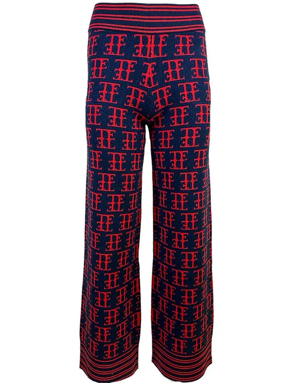 TEAM EVENT Logo Jacquard Knit Pant