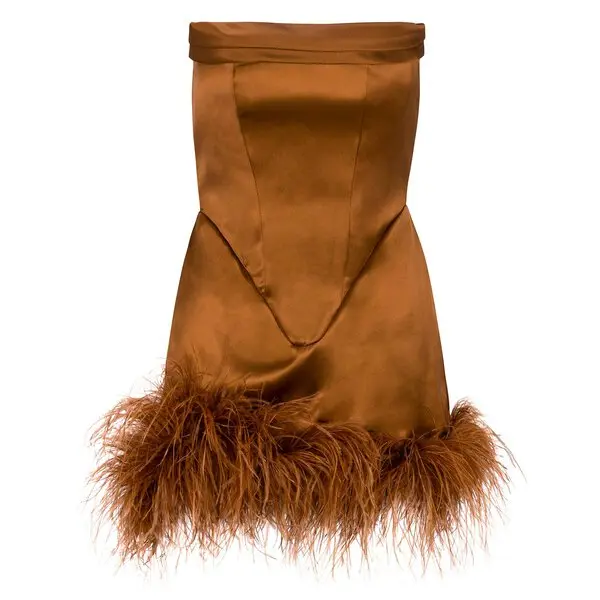DELFI COLLECTIVE Adrienne Feather Mini Dress
