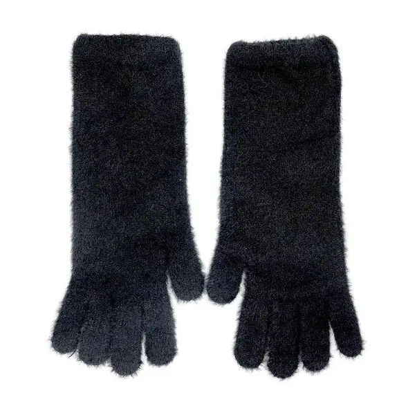 MAISON BOGOMIL Relaxed-fit Knit Gloves - Black