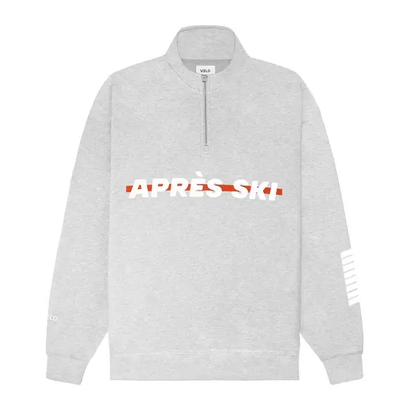 VELD Runyon Après Ski Quarter-zip - Grey