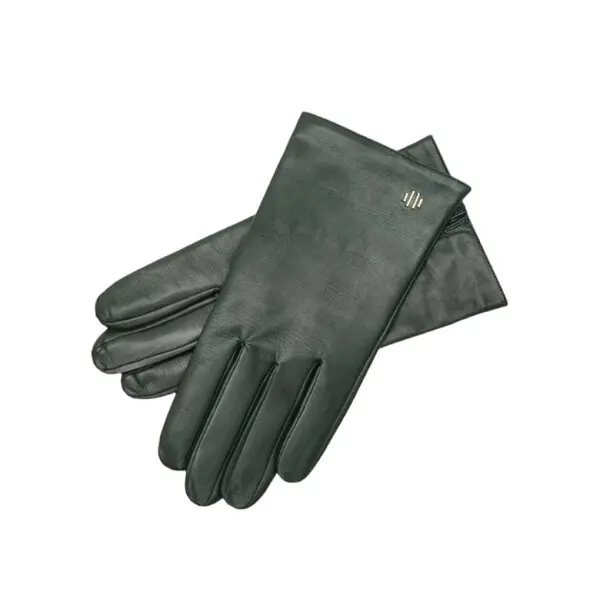 1861 GLOVE MANUFACTORY Hamerli Gaston Leather Gloves - Green