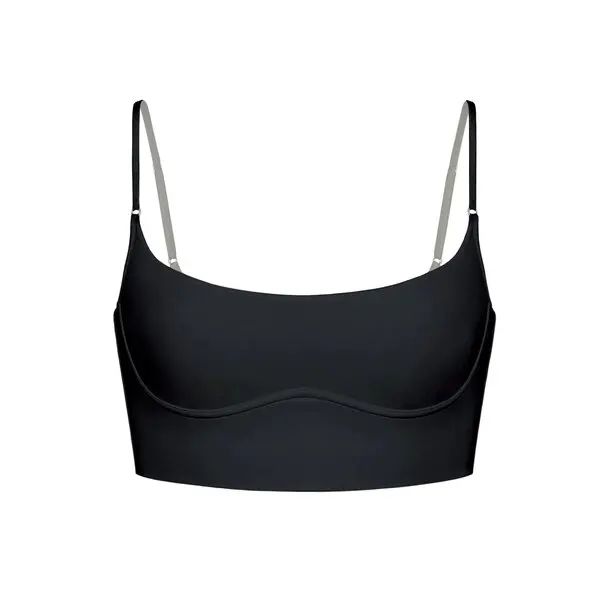 MONIQUE MORIN LINGERIE Core Long Line Bralette - Black