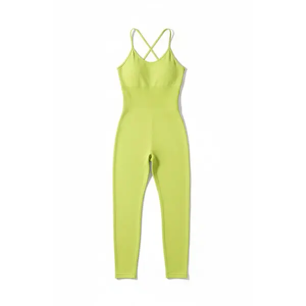 ALTRA VOLTA Jumpsuit With Spaghetti Straps - Yellow