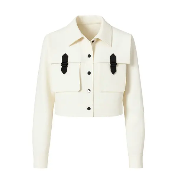 THE MOLC Mira Jacket - White/black