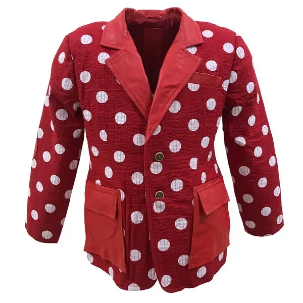 ZASTASTUDIO Naron Leather Blazer - Red