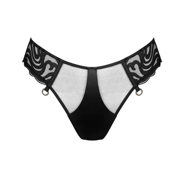 MONIQUE MORIN LINGERIE Echo Cheeky - Black