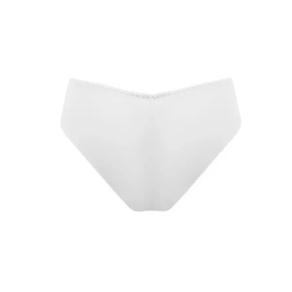 DARILY UNDERWEAR Microfiber Brazilian Panties - White