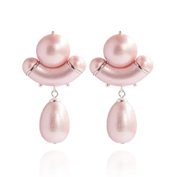 SAULE LABEL Aria Earrings - Pink