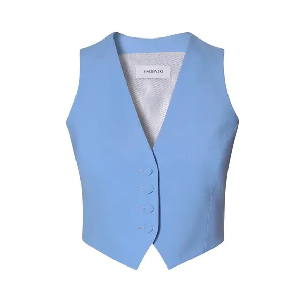 AGGI BY HALEWSKI Sylvia Suit Vest - Blue