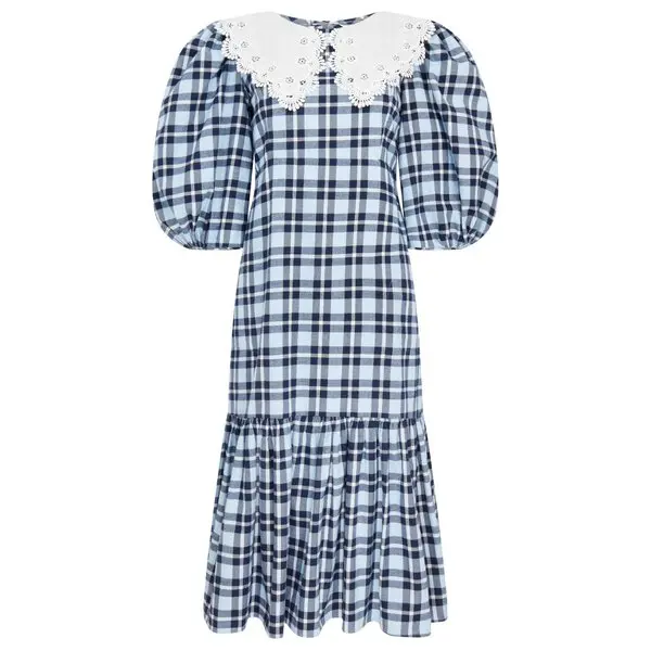 LISA THE LABEL Bow Belle Lilly Checkered Dress