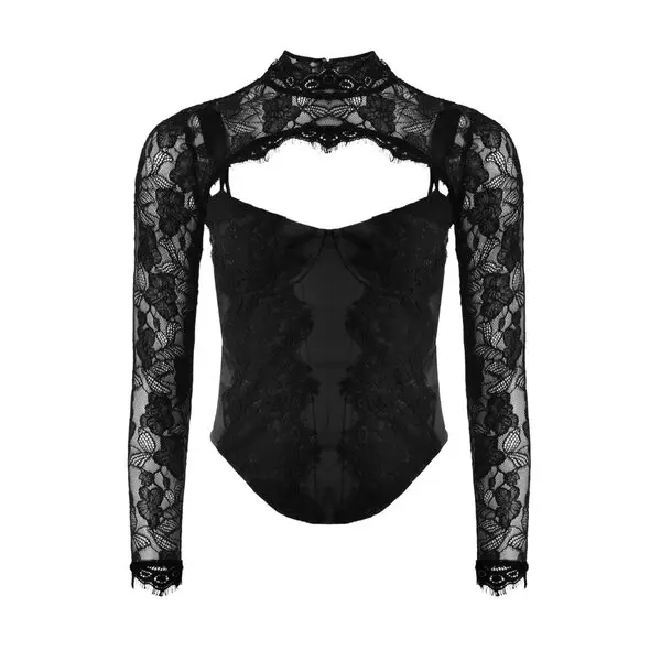 OW Brisa Corset Top - Black