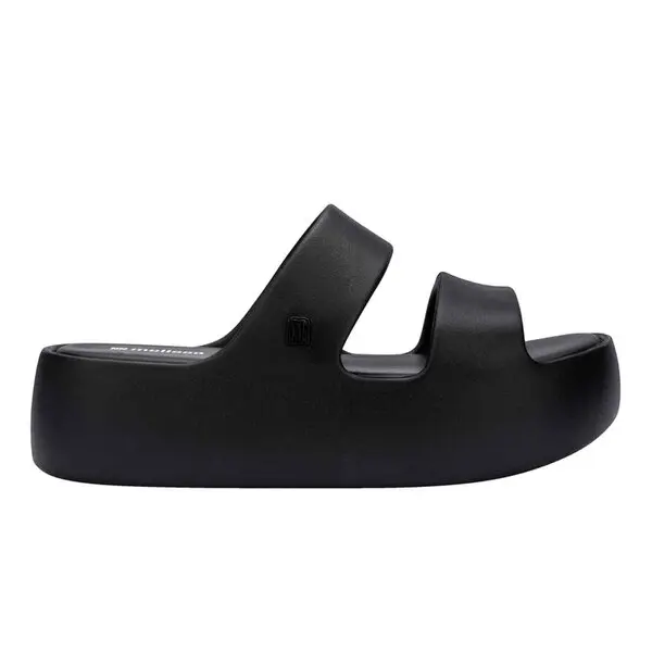 Melissa Free Line Platform Slides - Black