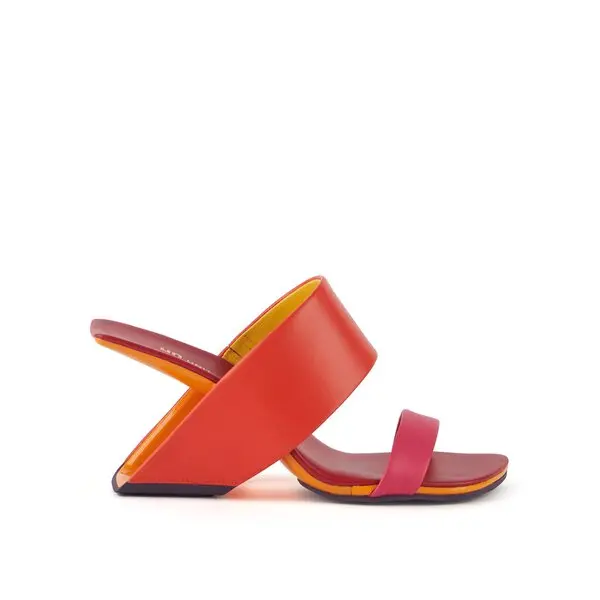 United Nude Loop Hi Sandals - Red