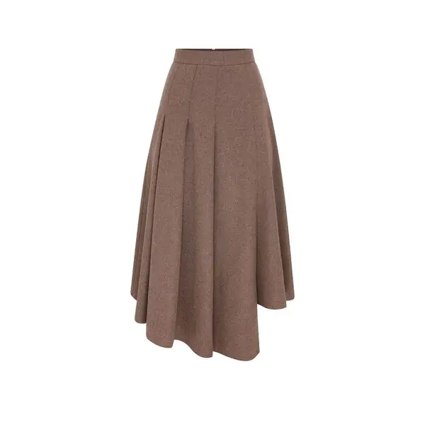 NAZLI CEREN Eliza Wool Skirt