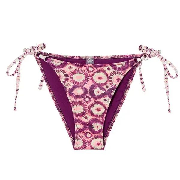 HELIOPHILIA Retro Geometric Print Bikini Bottom - Yellow