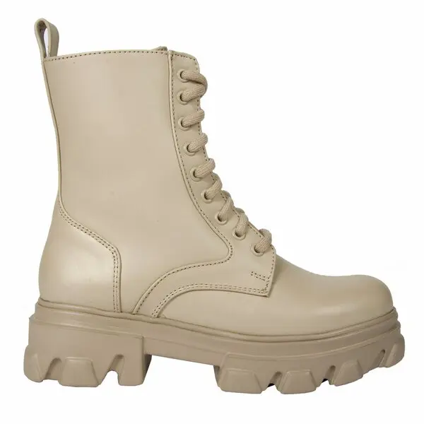 URBNKICKS Leather Combat Boots