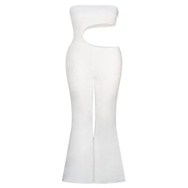 COSTANZO II Jumpsuit Binaca - White