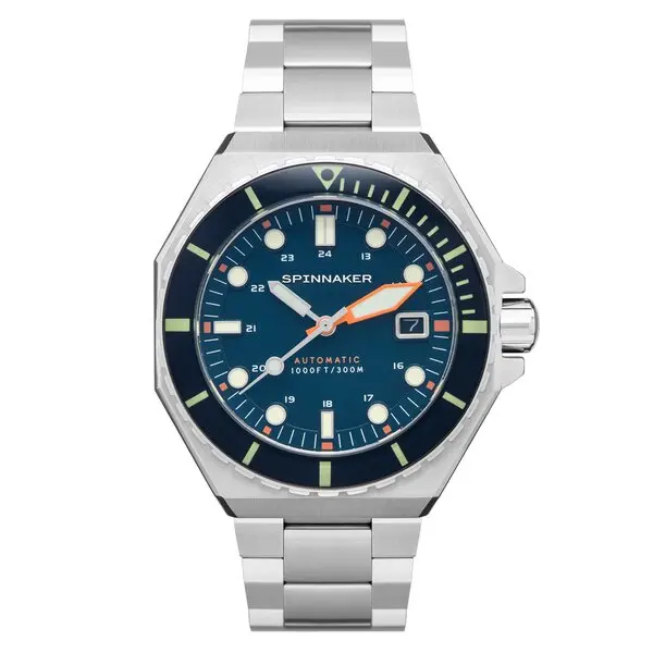 SPINNAKER Dumas Japanese Automatic Harbour Watch - Blue