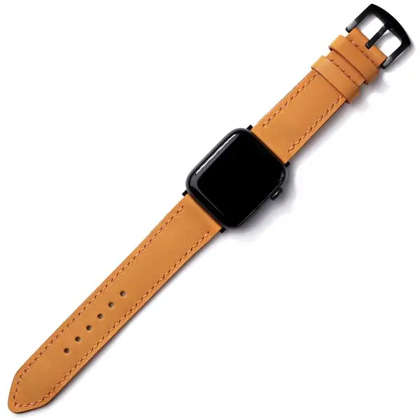 ROARCRAFT Vegtan Leather Apple Watch Strap - Yellow