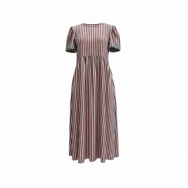 BEIRA Flora Stripe Cotton Dress