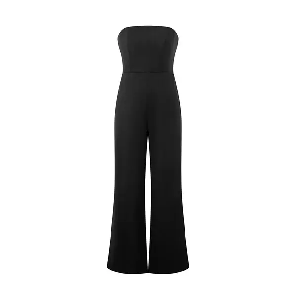 EMMA WALLACE Shea Strapless Jumpsuit - Black
