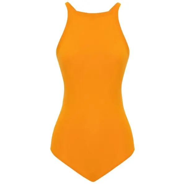 PERALUNA Greta Halter Neck Bodysuit