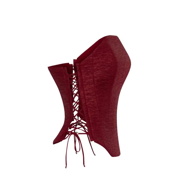ELSAVA Ruby Flame Corset - Red