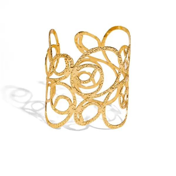 EBRU JEWELRY 24k -plated Bronze Arm & Cuff Bracelet - Gold
